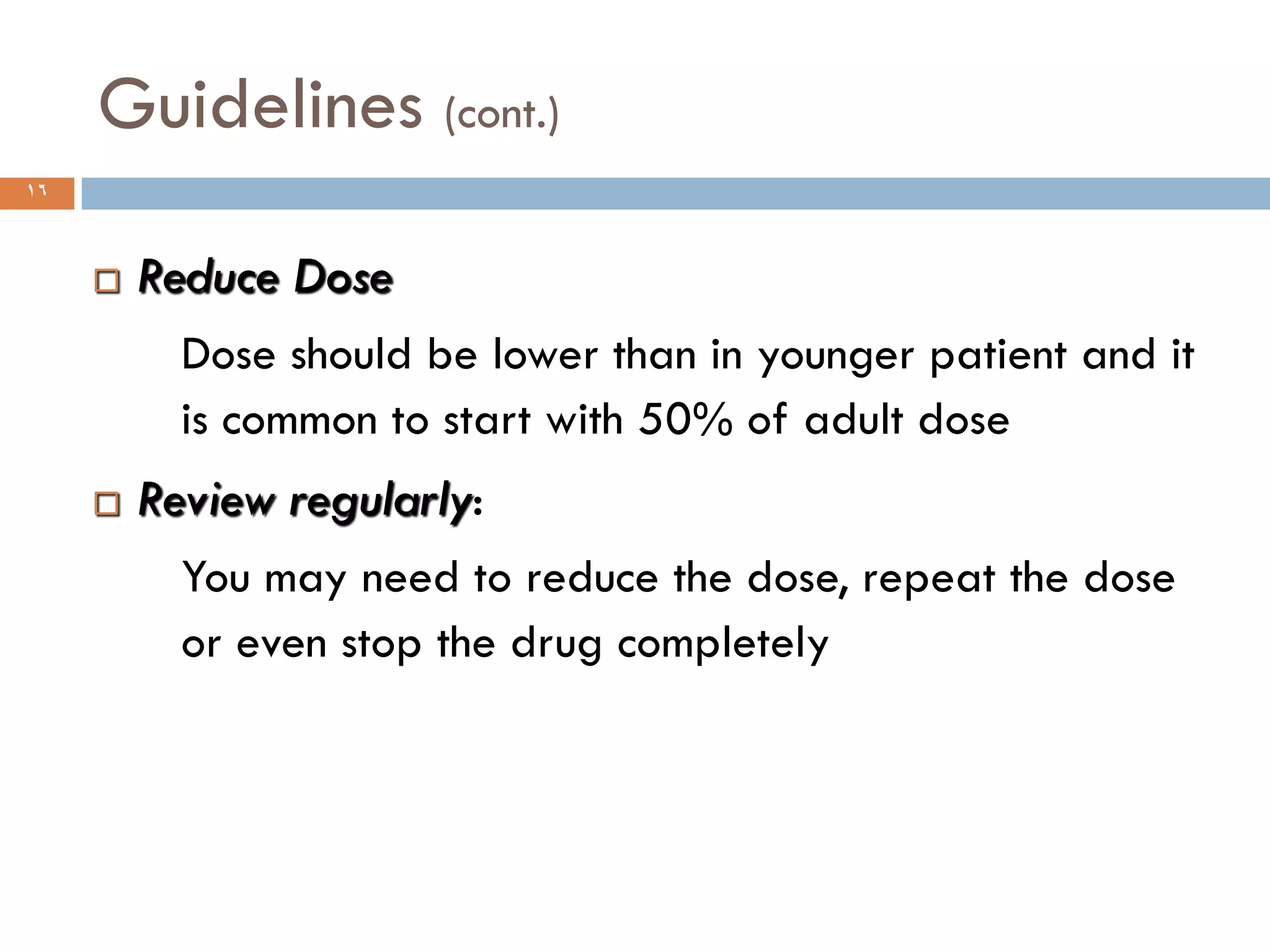 Prescribing medication for the elderly | PDF