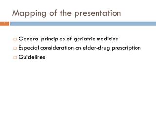 Prescribing medication for the elderly | PDF