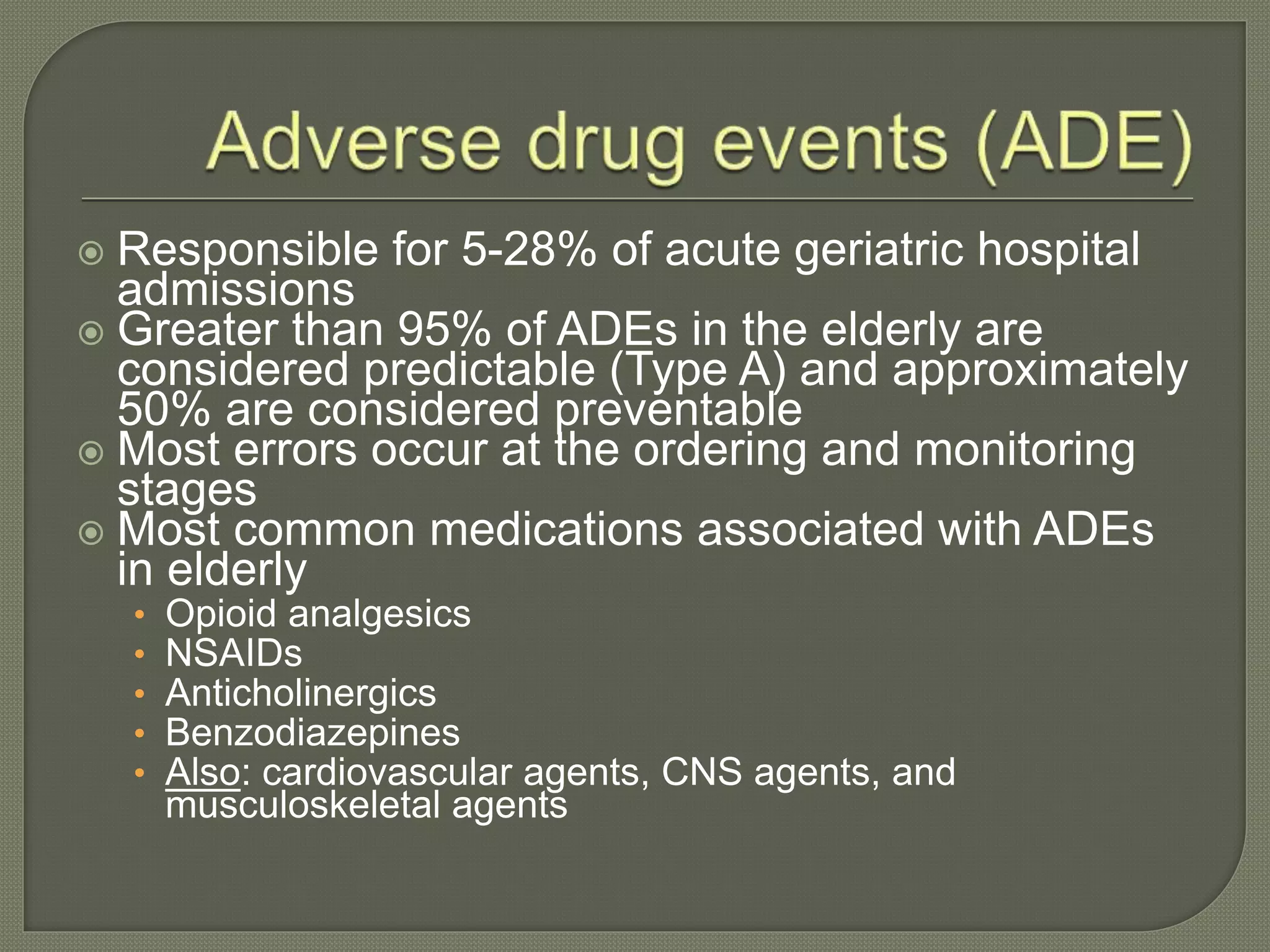 Medications in the elderly | PPTX