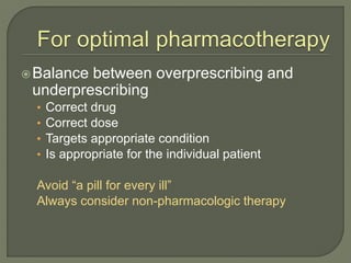 Medications in the elderly | PPTX