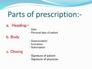 Prescription | PPTX