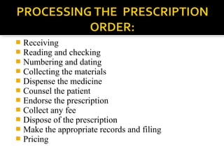Basics of Prescription | PPT