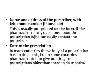 Prescription | PPT