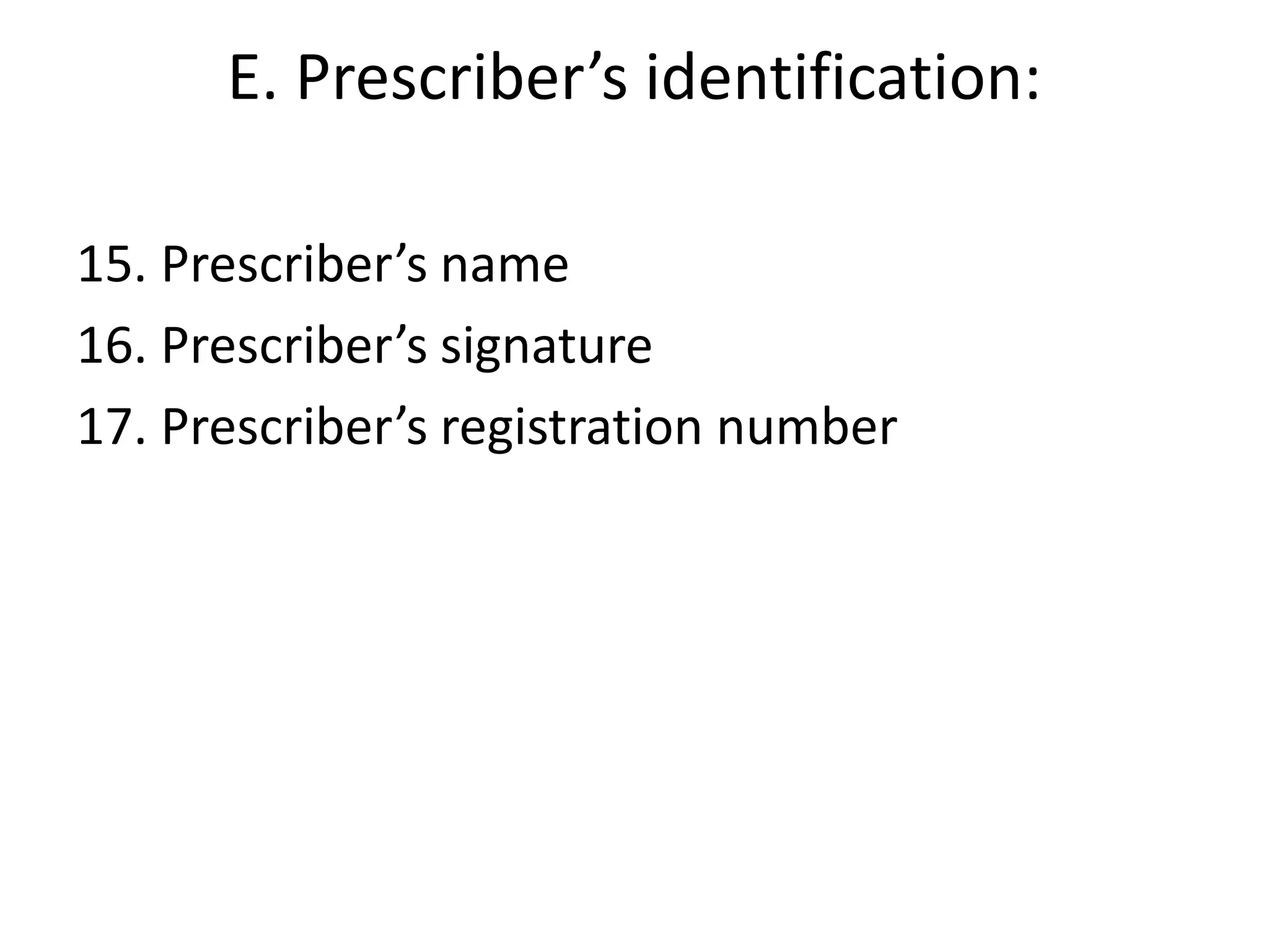 Prescription | PPTX | Pharmaceutical Drugs | Medical Health