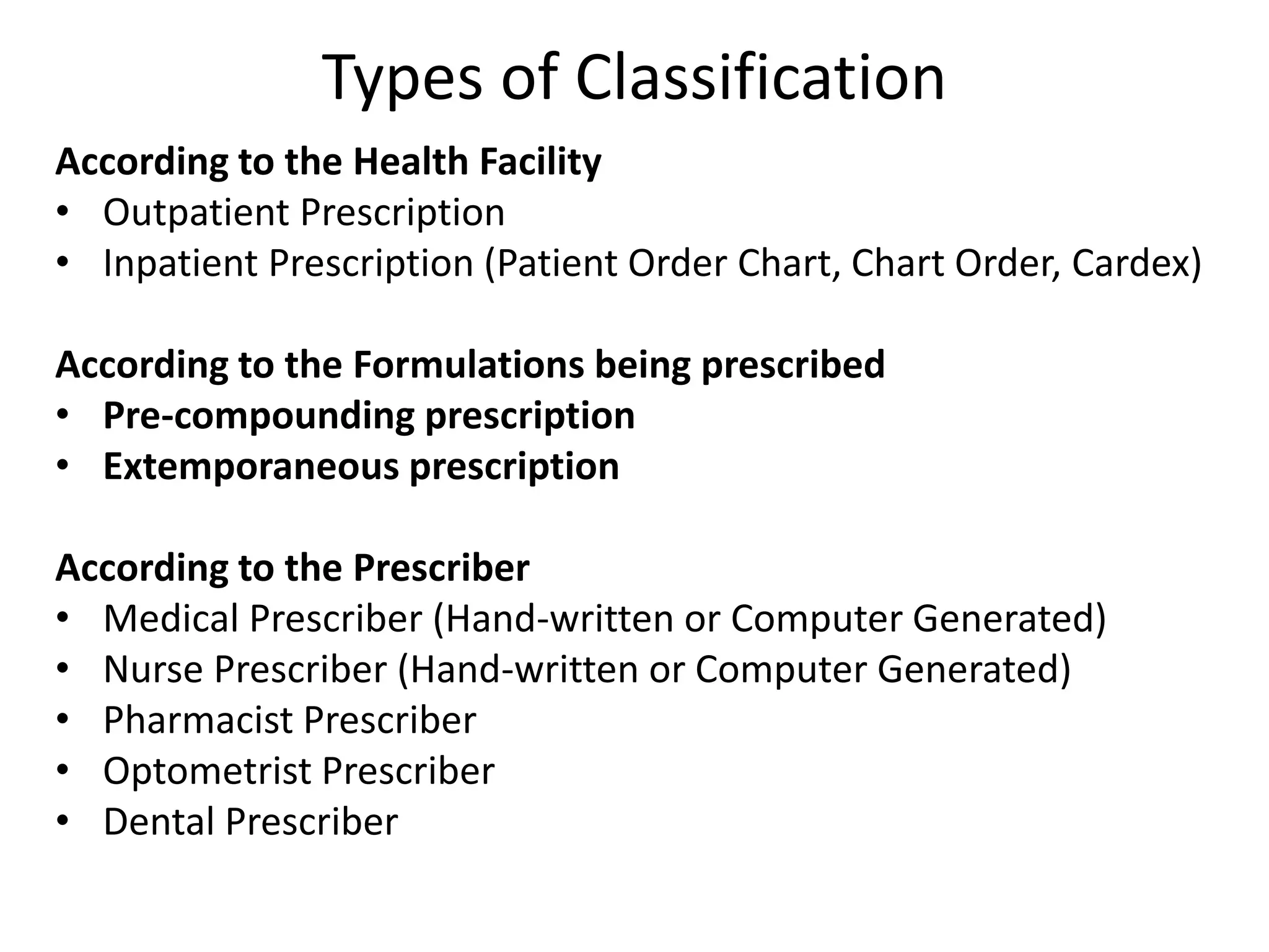 Prescription | PPTX | Pharmaceutical Drugs | Medical Health