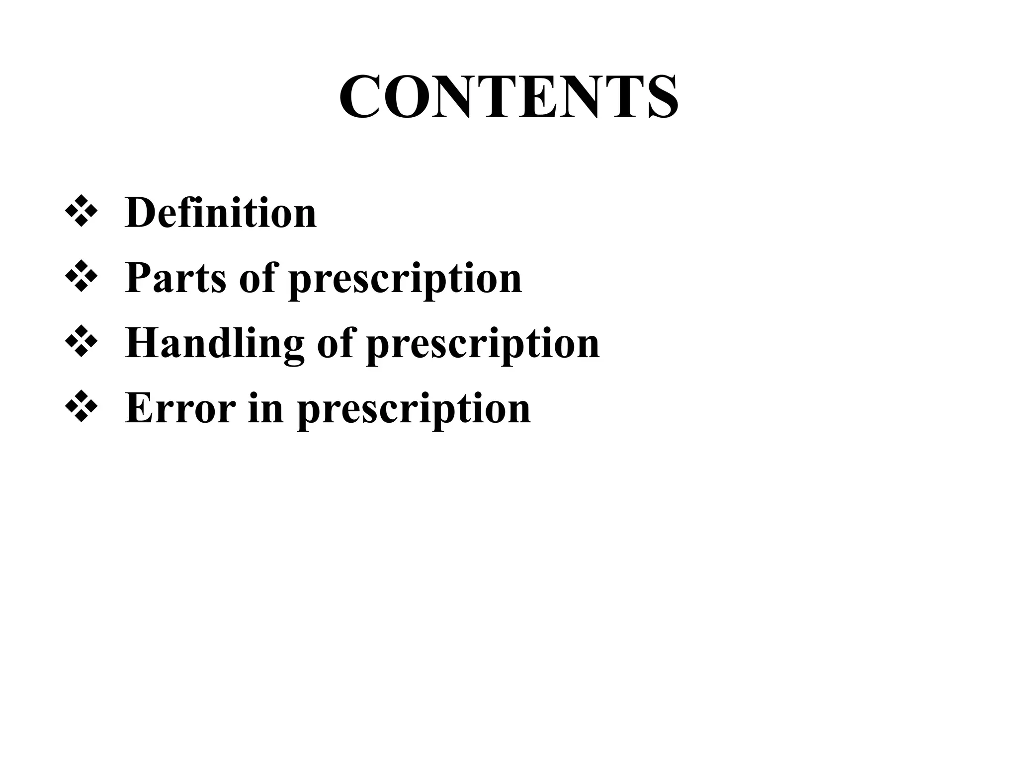 Prescription.ppt