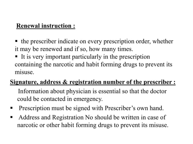 Prescription.ppt