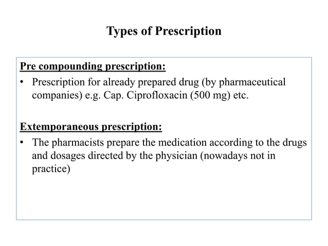 Prescription.ppt