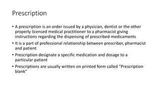 Prescription | PPTX