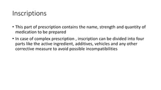 Prescription | PPTX