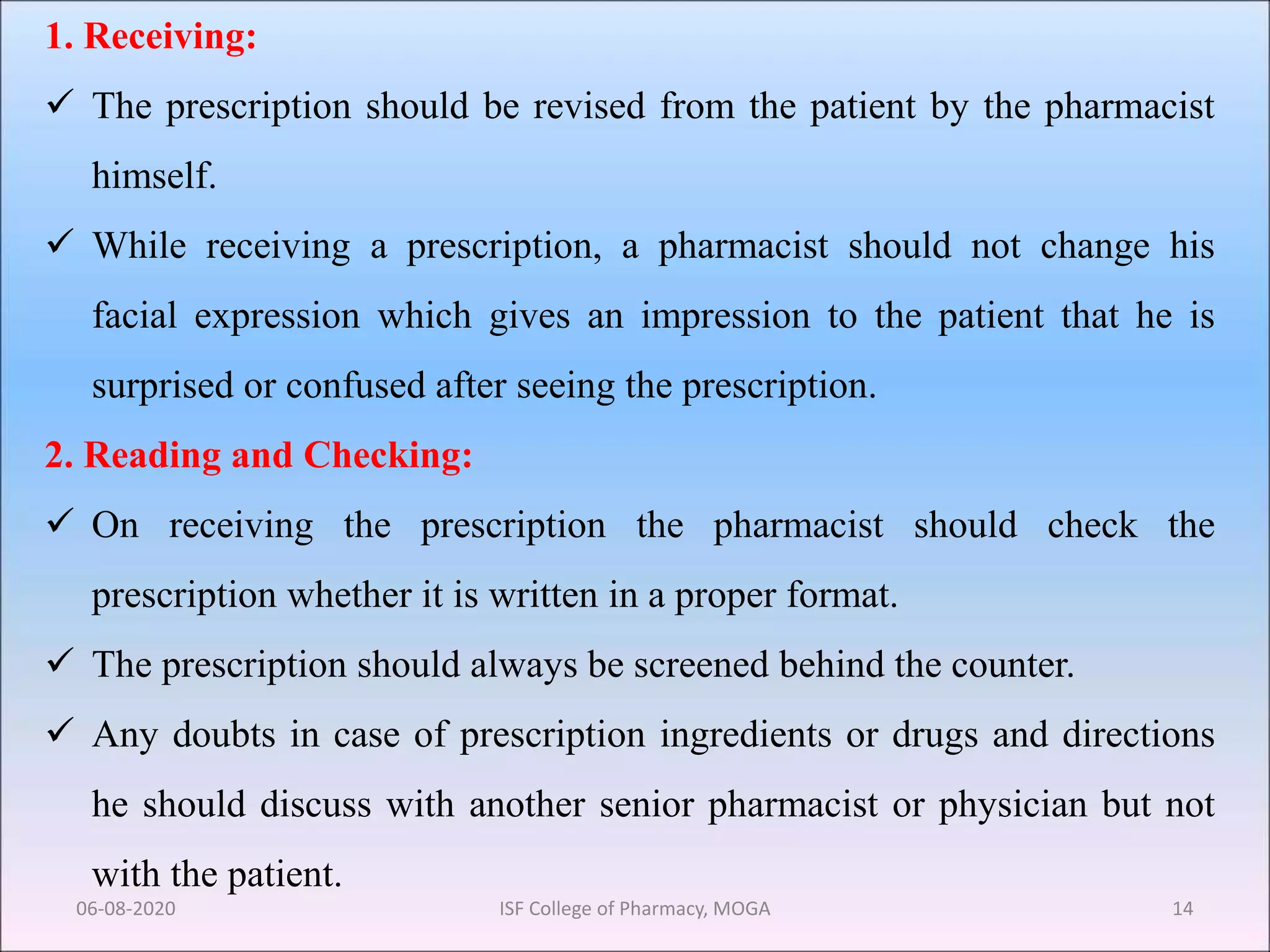 The Prescription | PPT