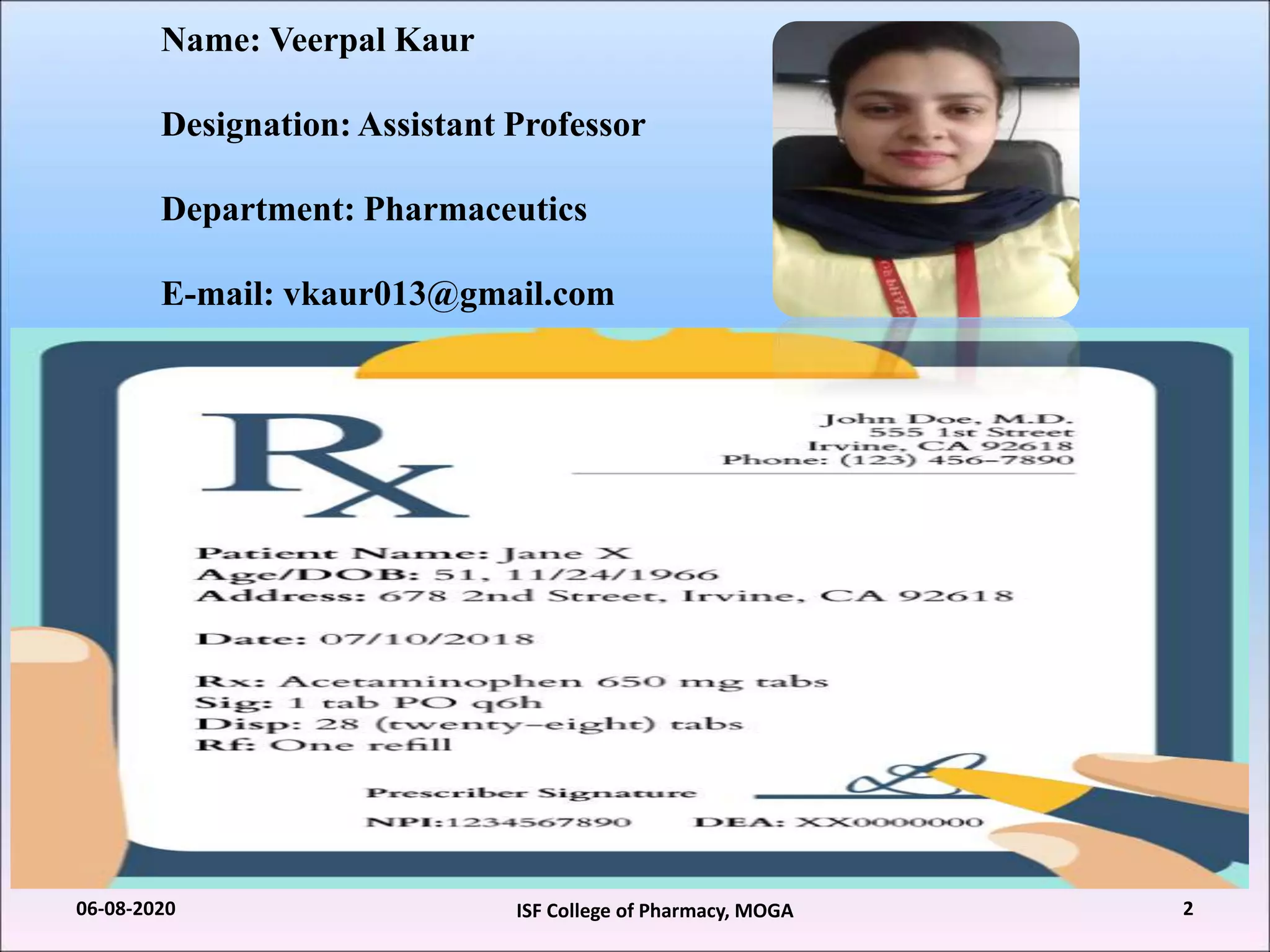 The Prescription | PPT