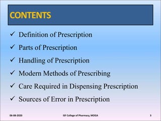 The Prescription | PPT
