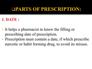 Prescription | PPTX | Pharmaceutical Industry | Industries