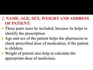 Prescription | PPTX | Pharmaceutical Industry | Industries