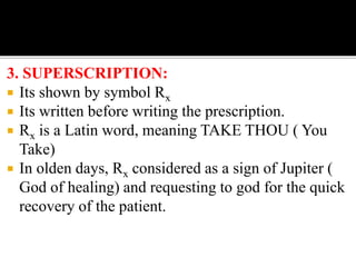 Prescription | PPTX | Pharmaceutical Industry | Industries