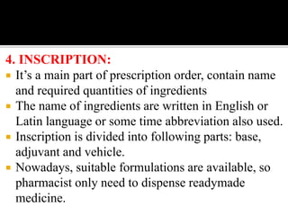 Prescription | PPTX | Pharmaceutical Industry | Industries