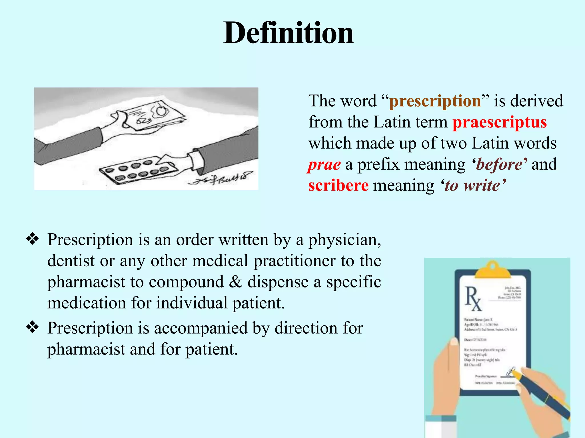 Dispensing pharmacy: Prescription | PDF