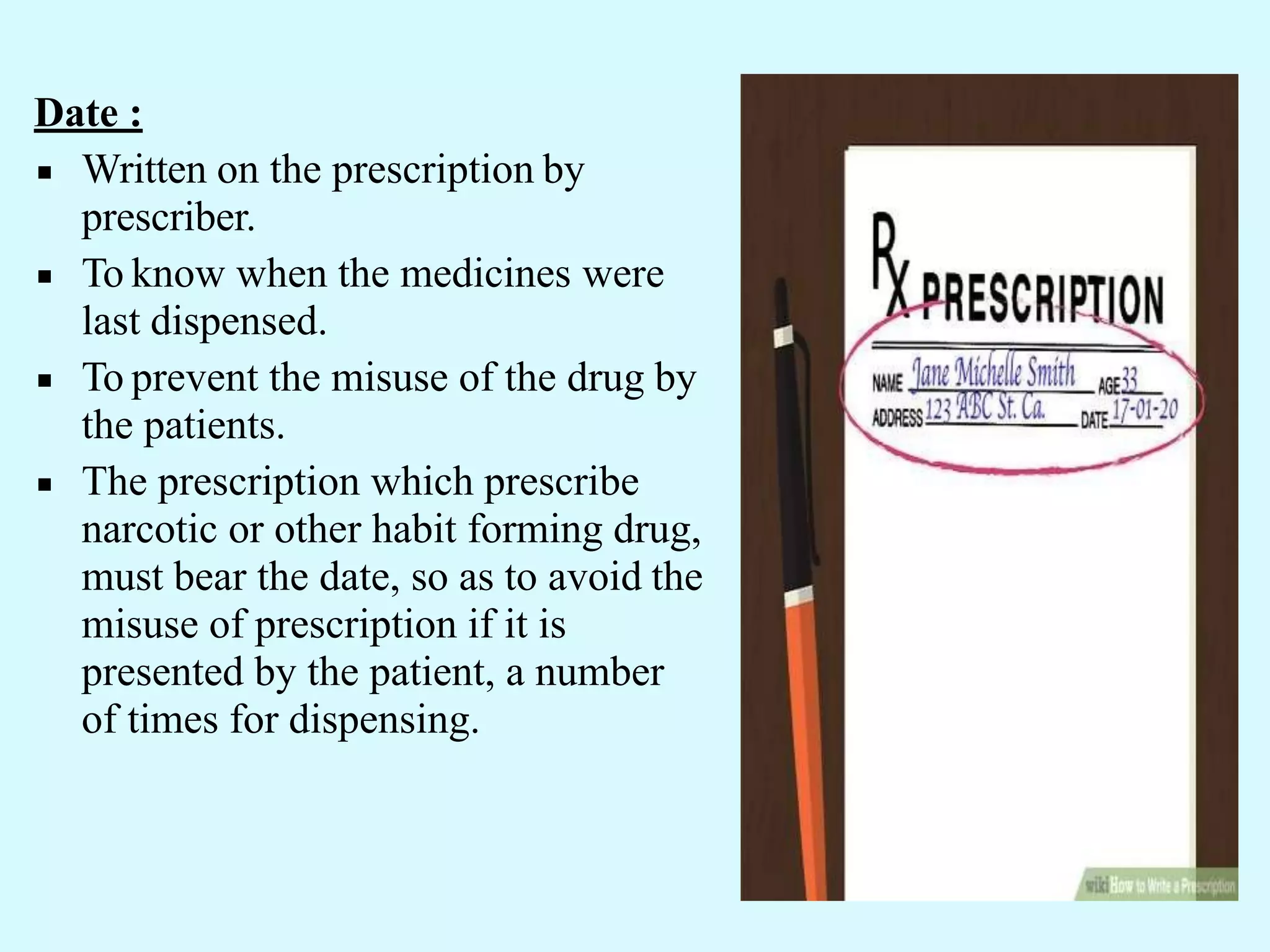 Dispensing pharmacy: Prescription | PDF