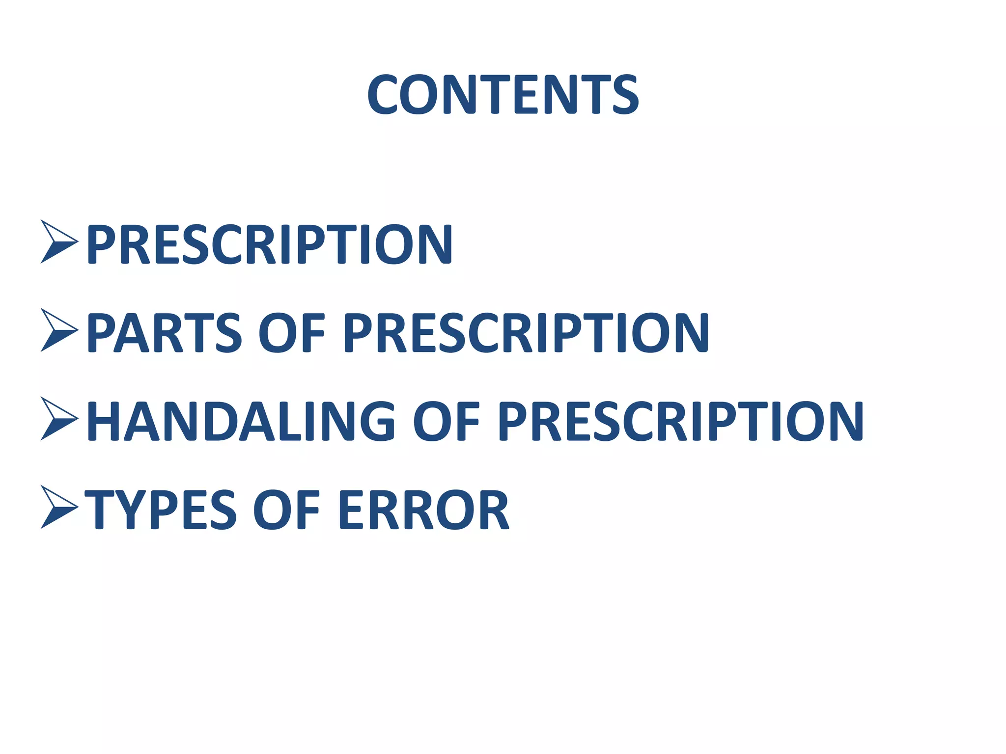 Prescription | PPT