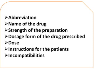 Prescription | PPT