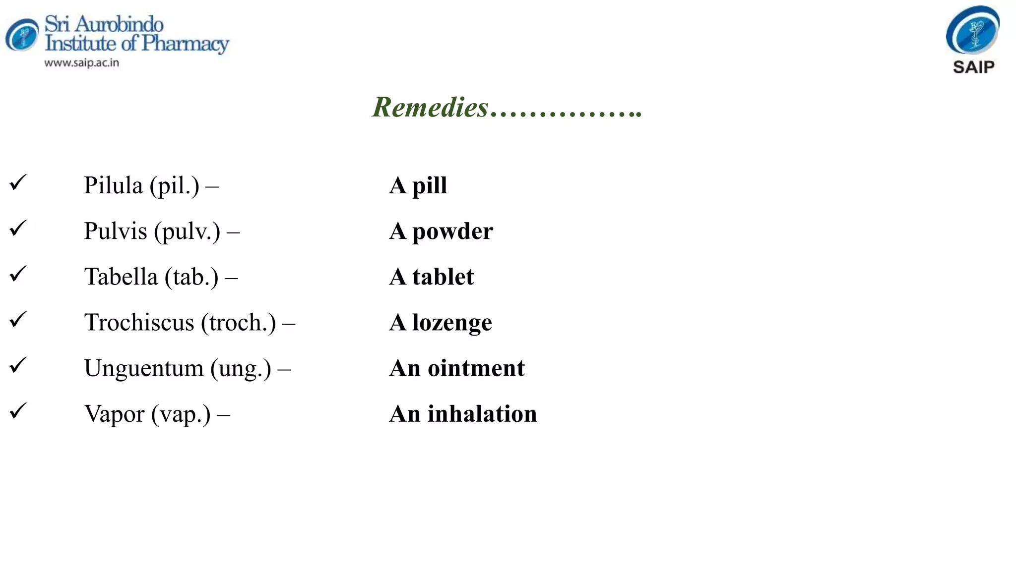Prescription | PPTX