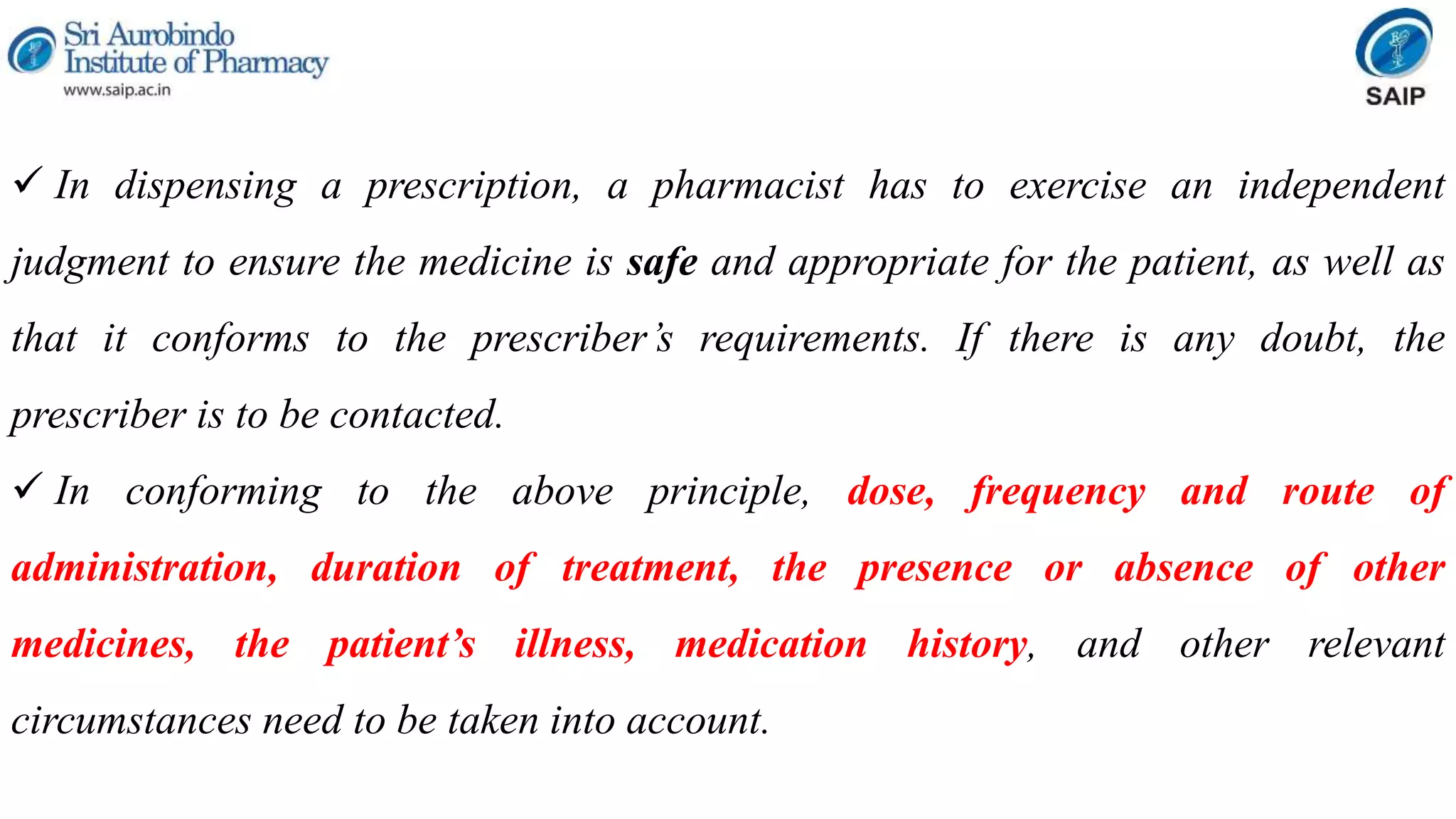 Prescription | PPTX
