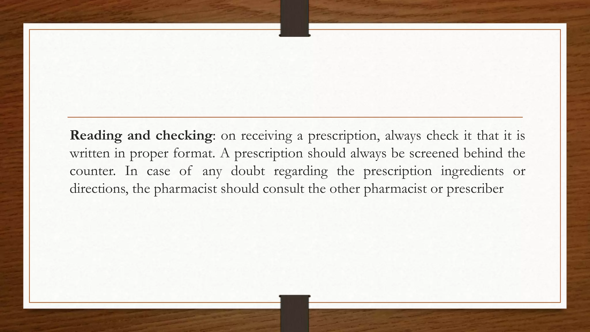 Prescription | PPTX
