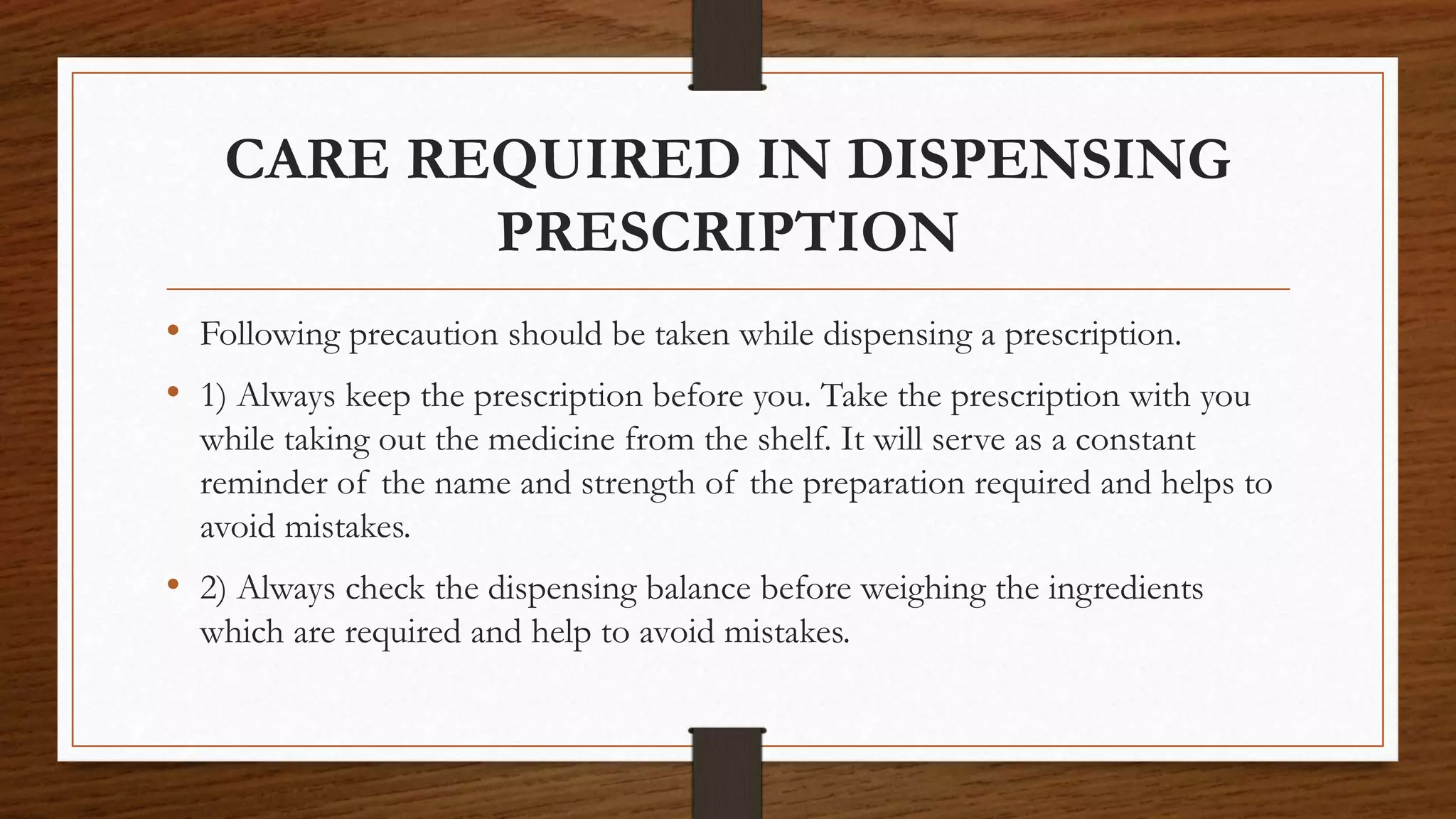 Prescription | PPTX