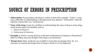 Prescription | PPTX