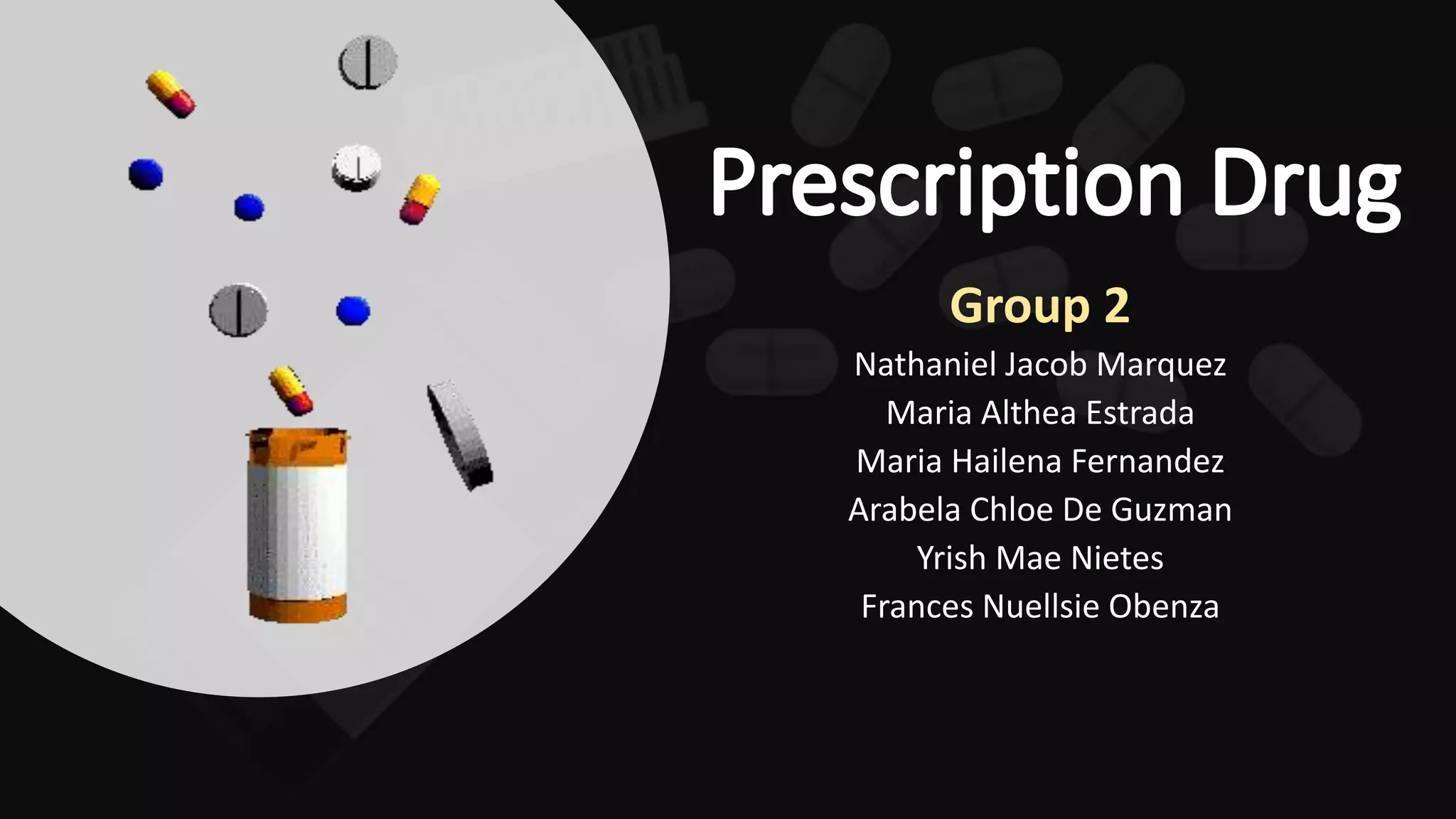 Prescription drug | PPTX