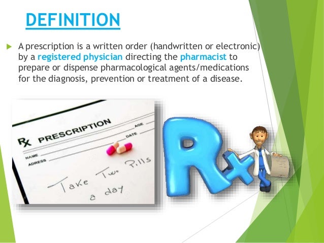 Prescription Meaning