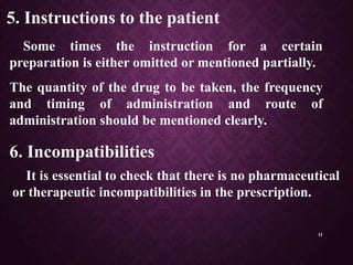 Prescription : Pharmacy Practice | PPT