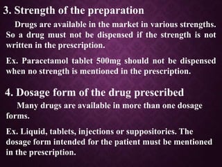 Prescription : Pharmacy Practice | PPT