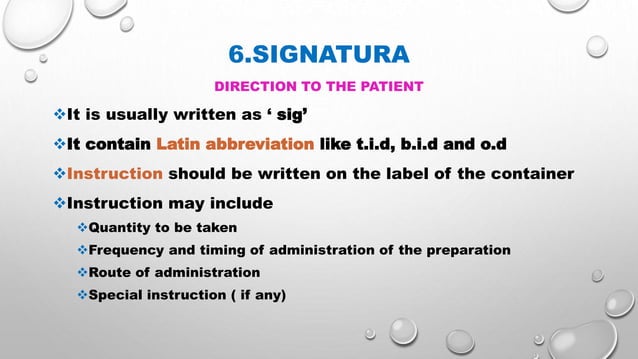 Prescription and parts of prescription | PPTX | Pharmaceutical Drugs ...