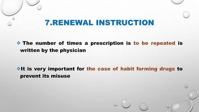 Prescription and parts of prescription | PPTX | Pharmaceutical Drugs ...