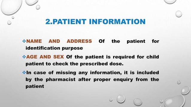 Prescription and parts of prescription | PPTX | Pharmaceutical Drugs ...