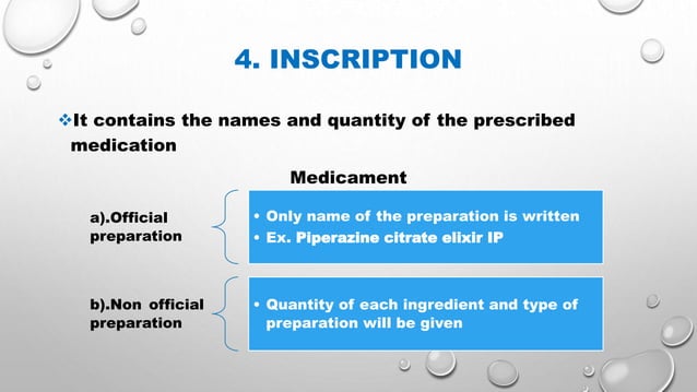 Prescription and parts of prescription | PPTX | Pharmaceutical Drugs ...