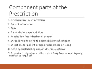prescription and prescription handling.ppt