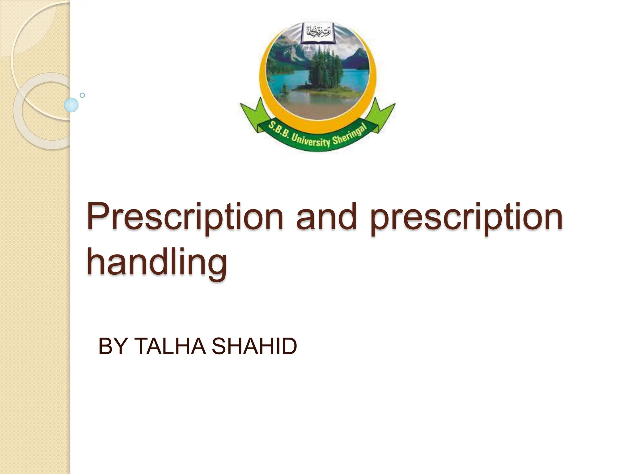 prescriptionandprescriptionhandling.pptx