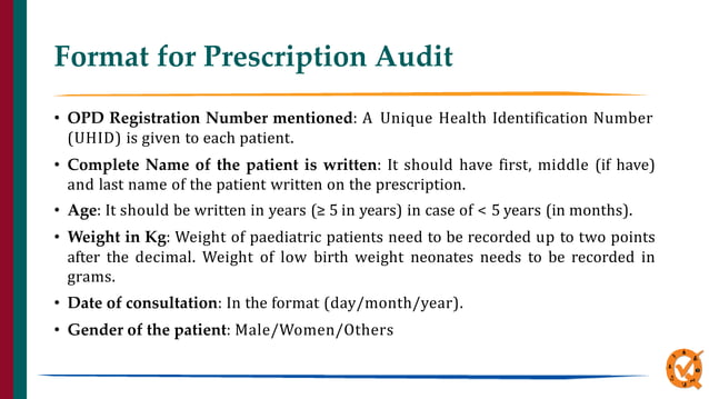 Prescription Audit Exercise (1).pptx