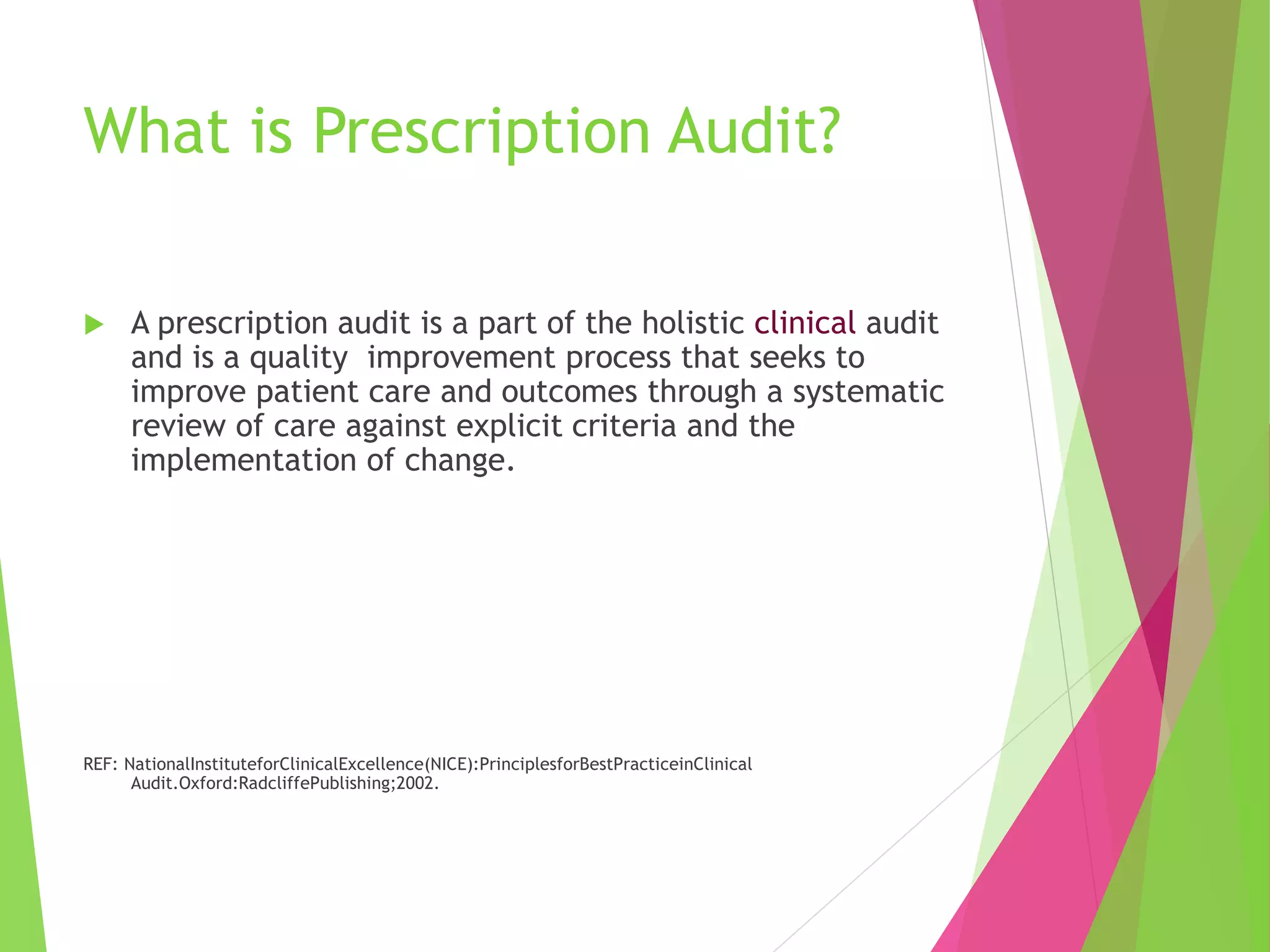 Prescription Audit PPT.pptx