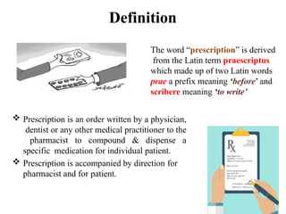 prescription on prescription by Mohan Kumar Ja.pptx