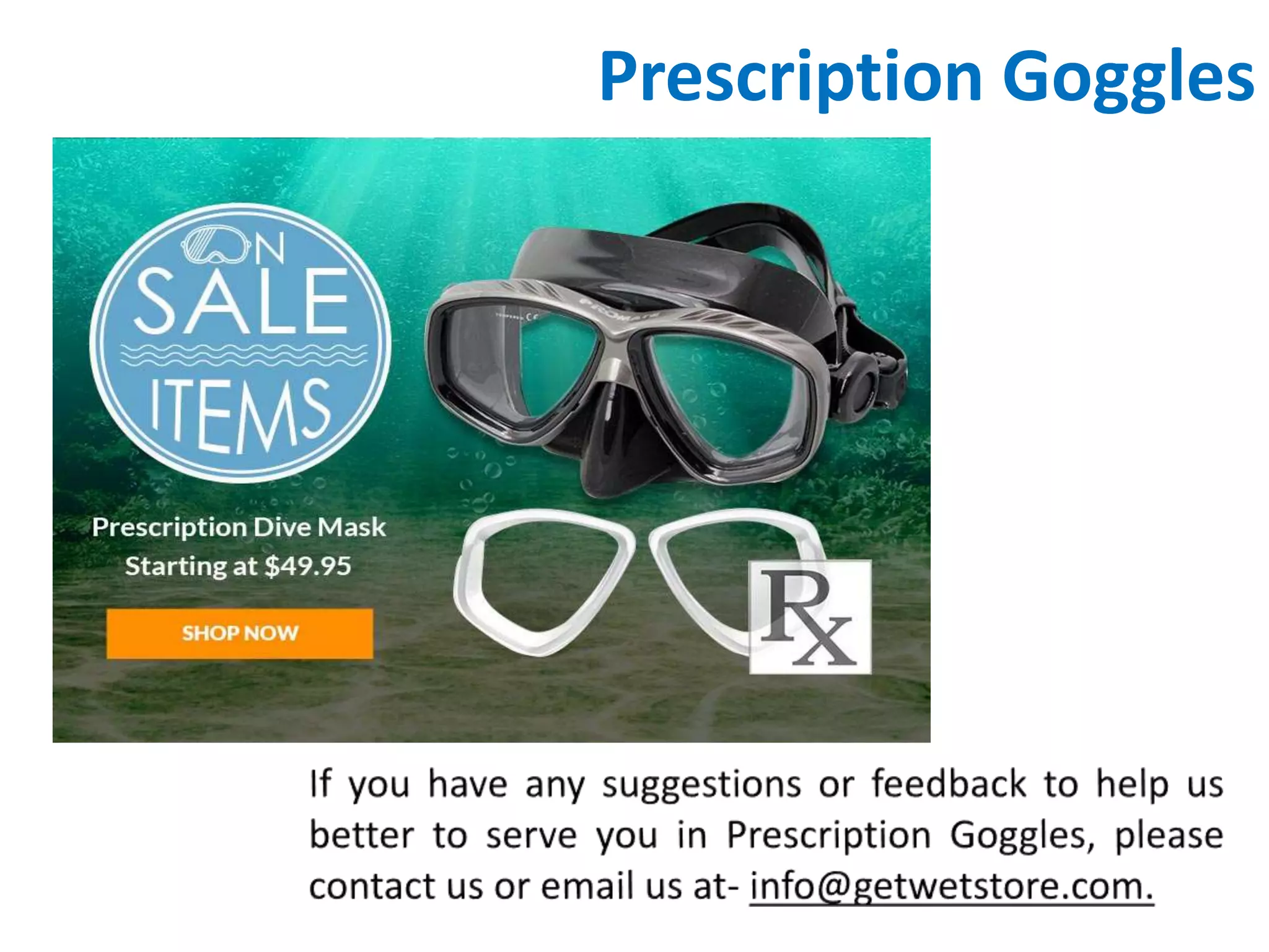 Prescription Goggles | PPTX