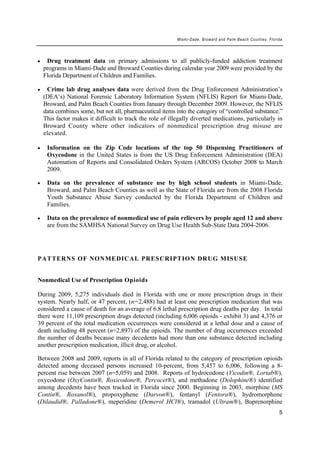 Prescription Drug Abuse is on the Rise in Florida | PDF