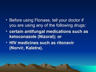 Prescription drugs for the respiratory system | PPT