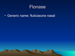 Prescription drugs for the respiratory system | PPT