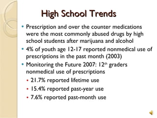 Prescription Drugs Part 1 Trends | PPT