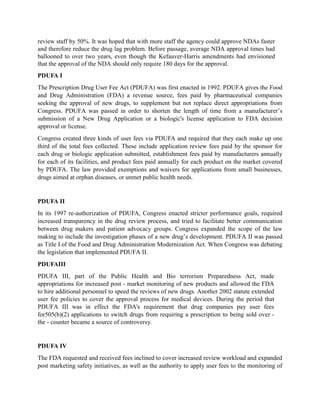 Prescription Drug User Fee Act | PDF