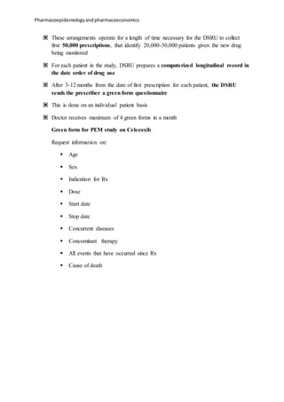 Prescription event monitoring and record linkage system | DOCX